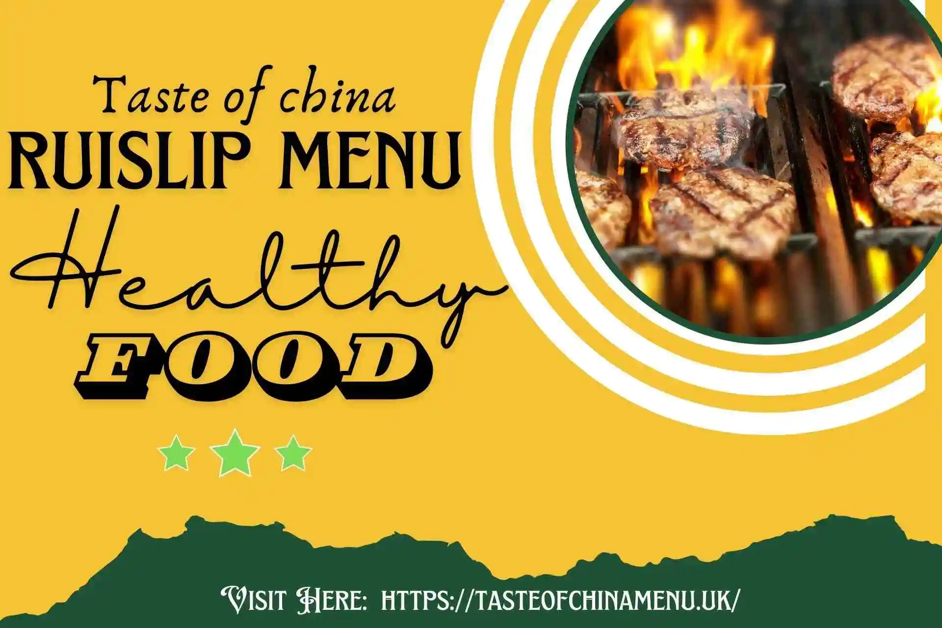 latest taste of china ruislip menu 2026