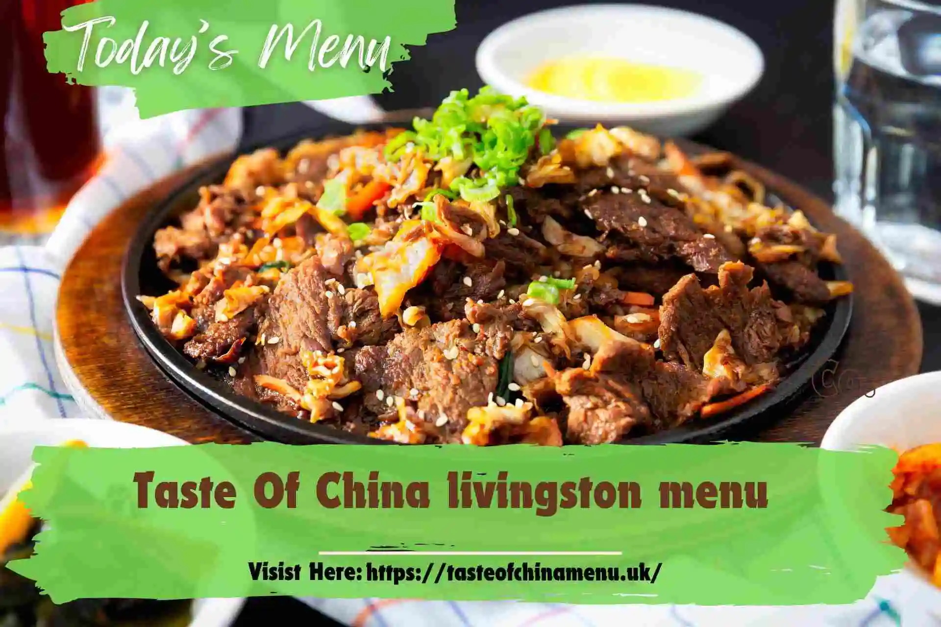latest taste of china livingston menu 2026